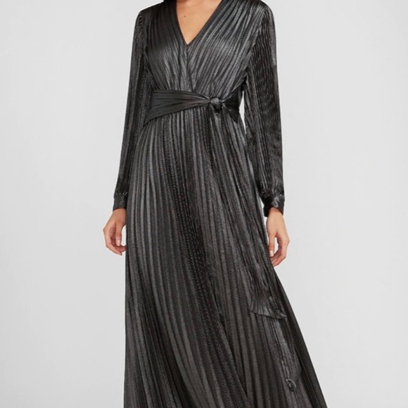 Express | Dresses | Express Long Sleeve Maxi Dress Bridal Prom Special ...